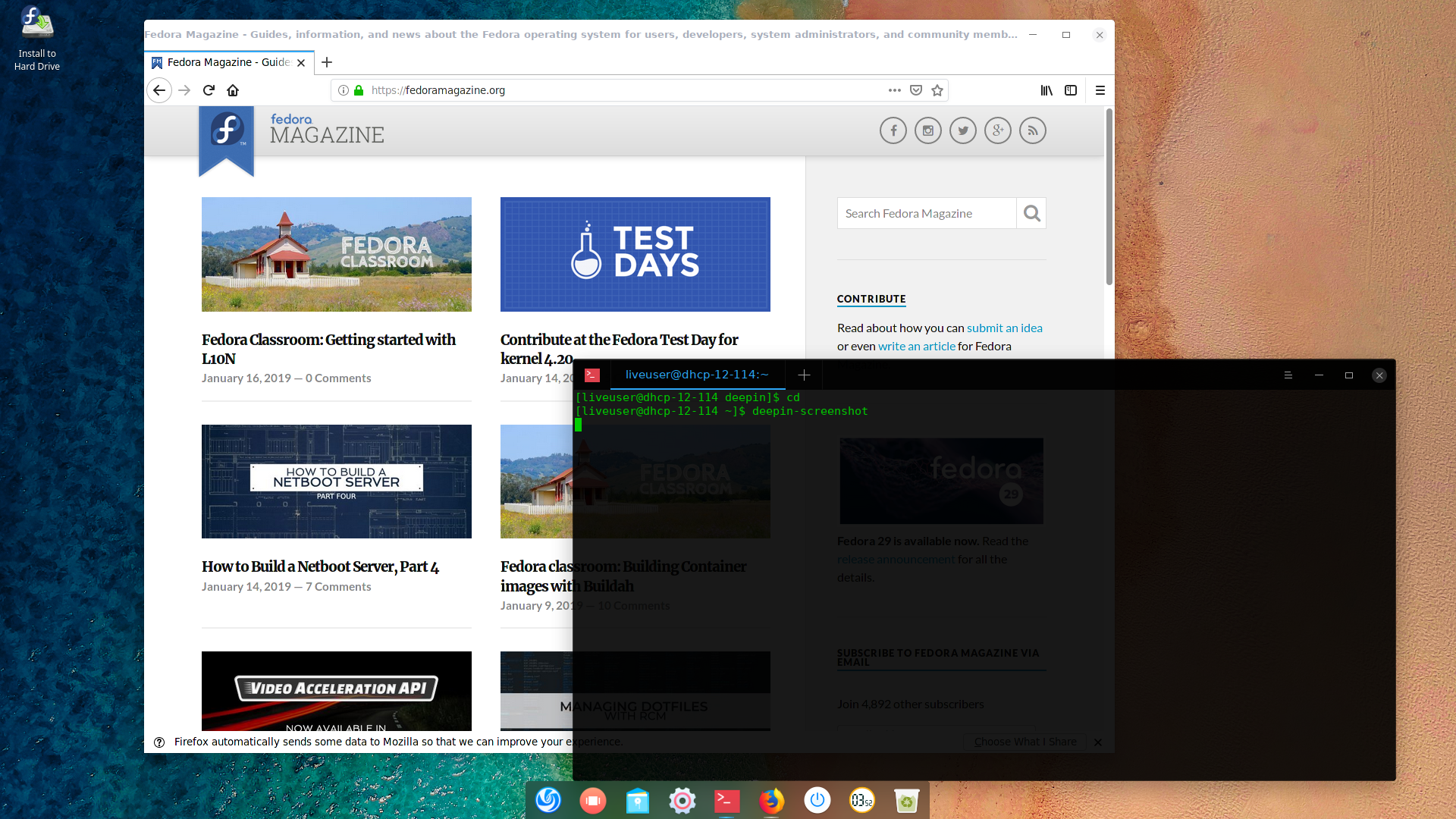 Come installare Deepin Desktop Environment su Fedora 30 - Aggregatore ...