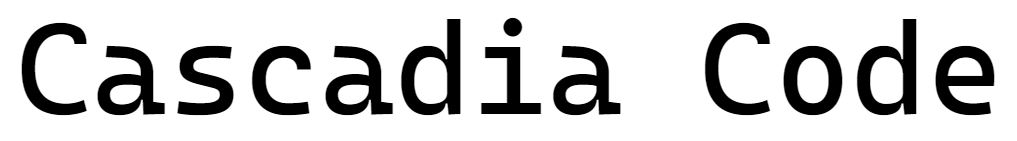 Cascadia Code, il nuovo font open source rilasciato da Microsoft ...