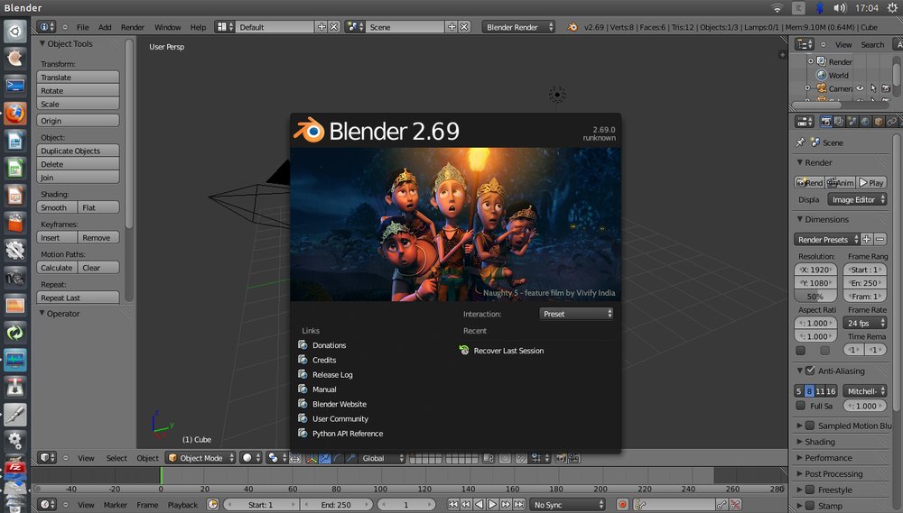 Blender software multipiattaforma - Aggregatore GNU/Linux e dintorni