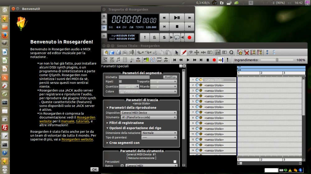 Rosegarden-orchestra-nel-pc per tutte le distribuzioni Linux - Aggregatore GNU/Linux e dintorni