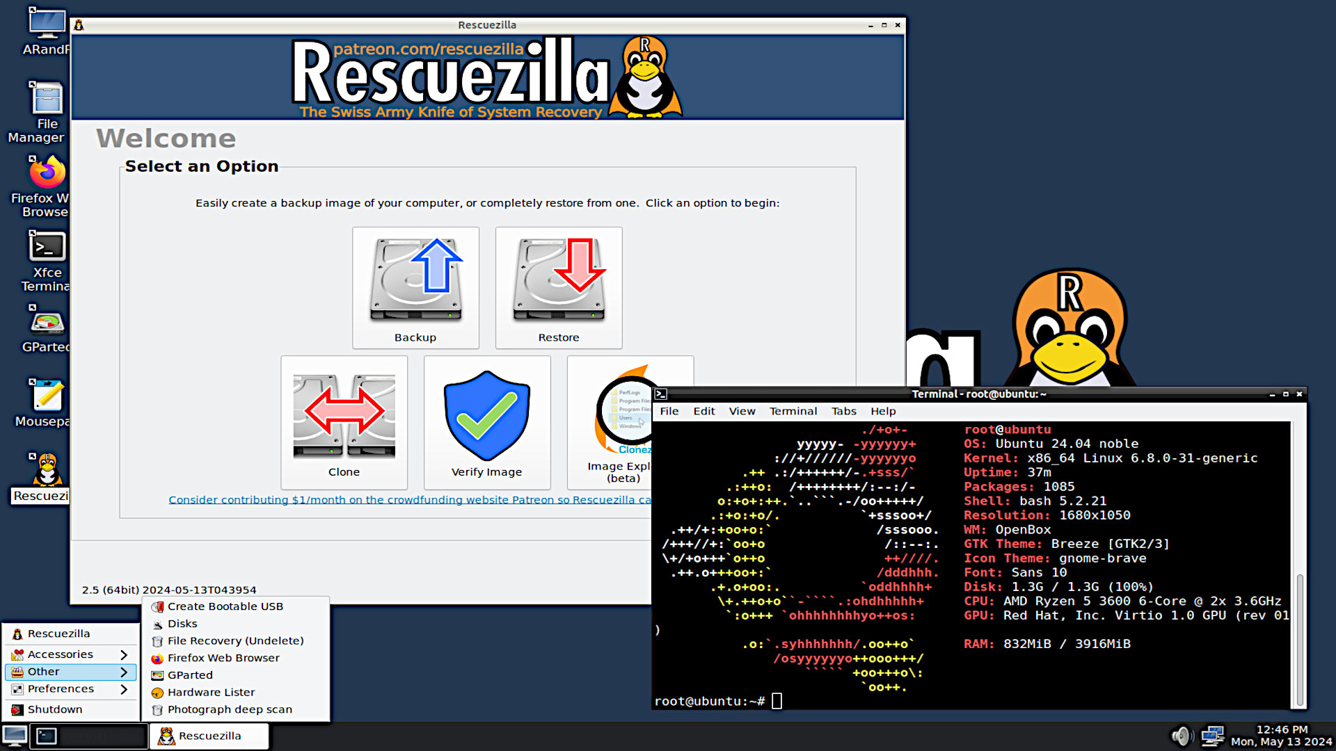 Rilasciata Rescuezilla 2.5 - Aggregatore GNU/Linux e dintorni