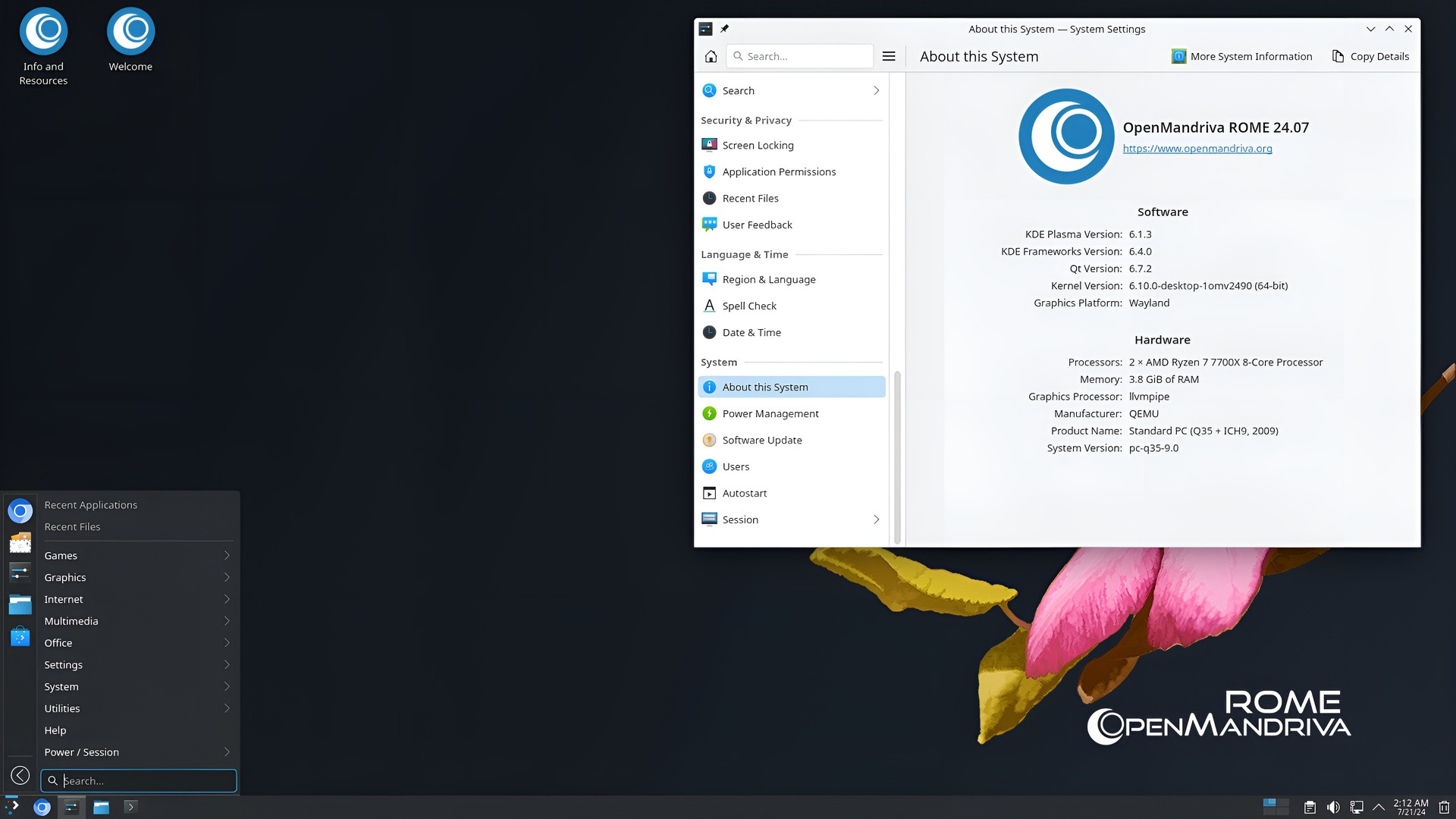 Rilasciata OpenMandriva ROME 24.07 - Aggregatore GNU/Linux e dintorni