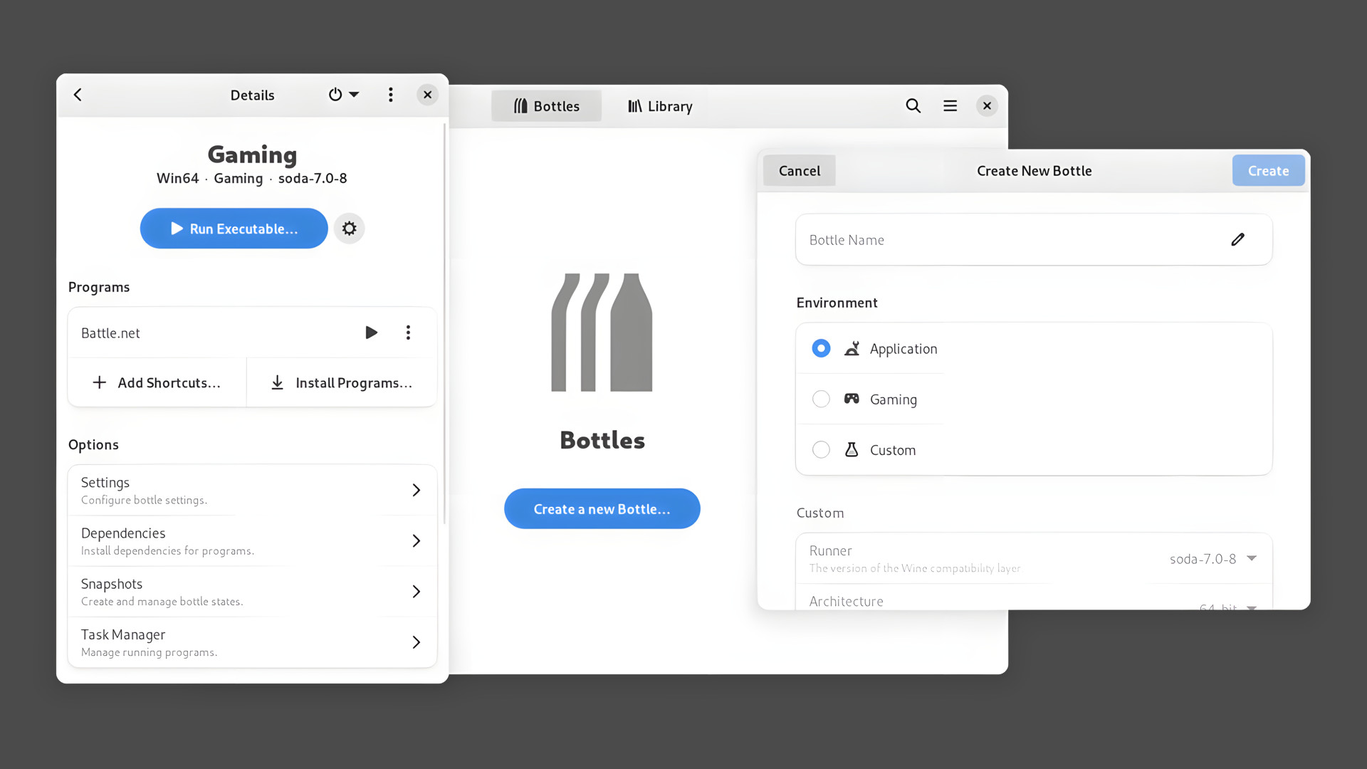 Rilasciato Bottles 51.14: Novità e Miglioramenti - Aggregatore GNU/Linux e dintorni